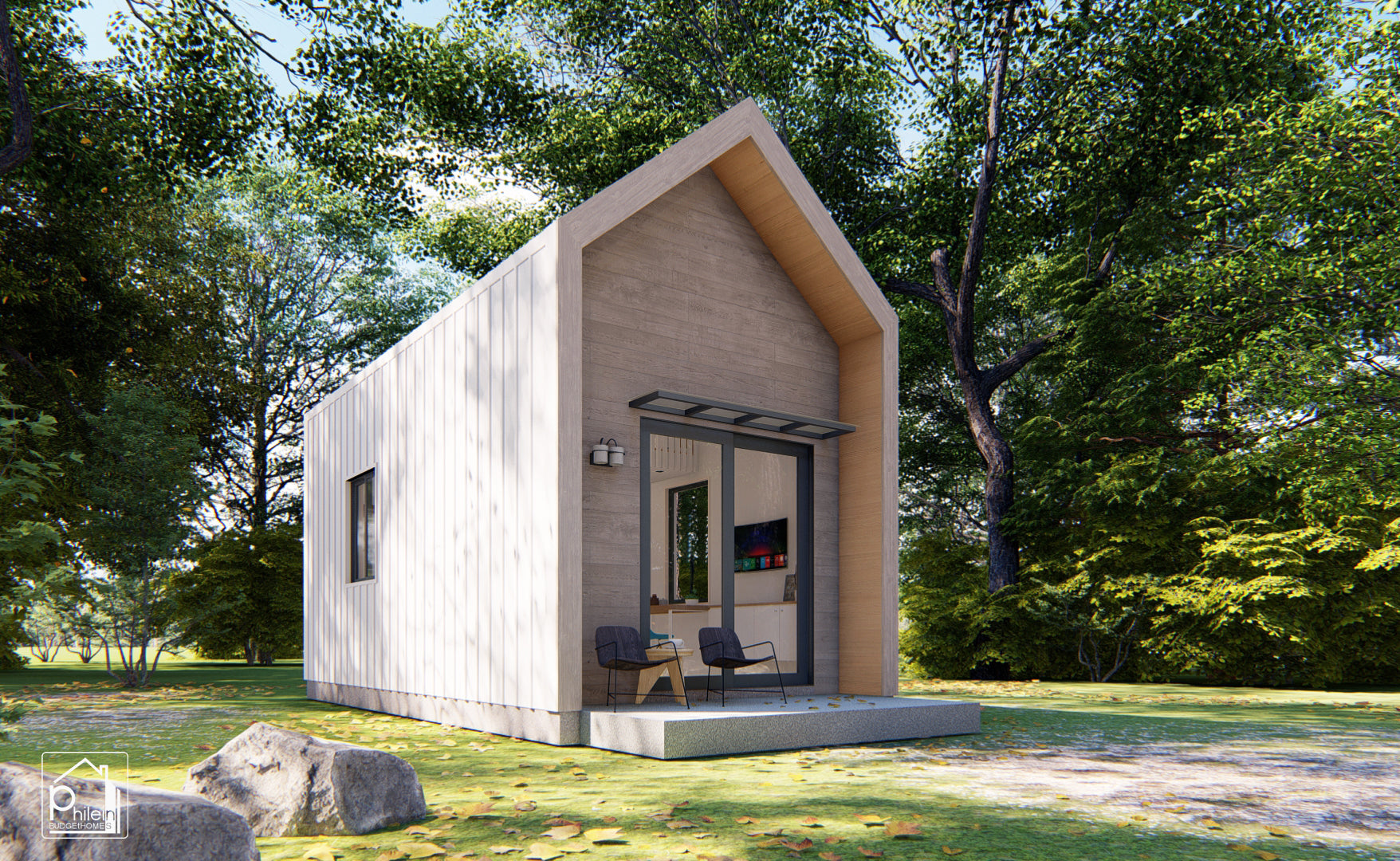 Magnolia Basic Kit | 30sqm Simple Tiny House with Loft Floor Plan (Dig ...