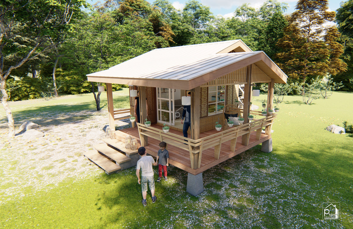 Vela Layout Kit | 18sqm Modern Bahay Kubo Floor Plan & Elevations (Ins ...